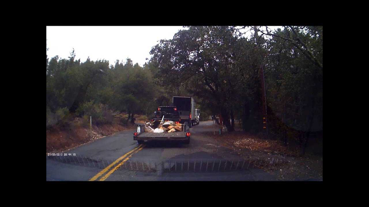 Driver cuts me off on one of the most dangerous roads in California ...