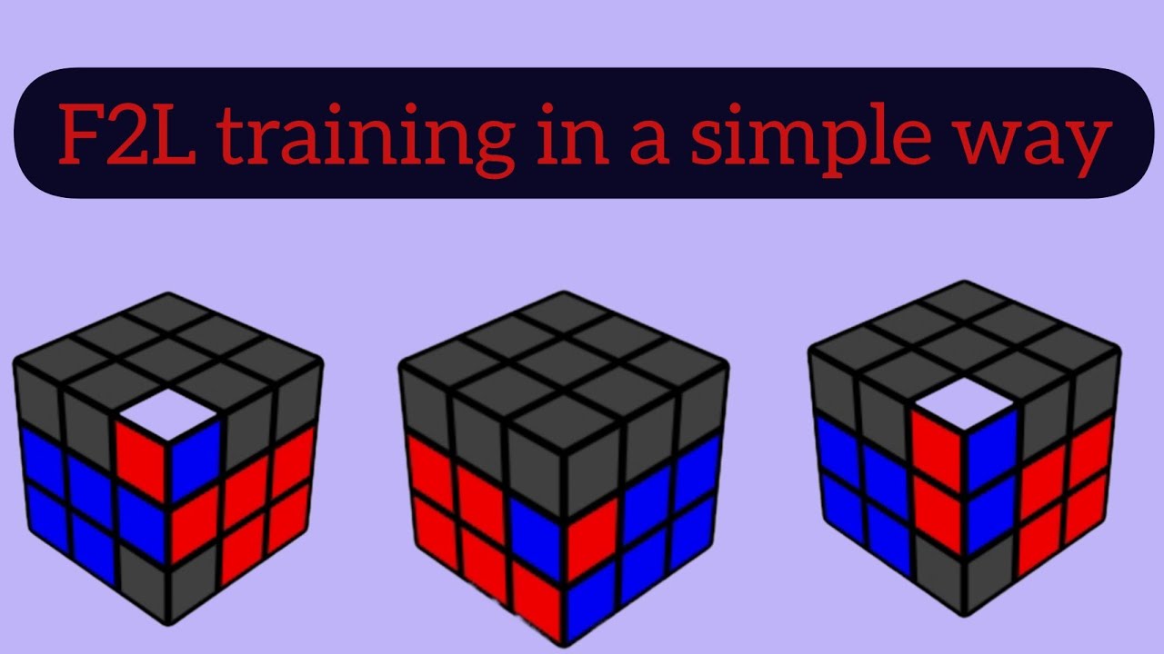 How do I solve Rubik's F2L step? Solve F2L the easy way - YouTube