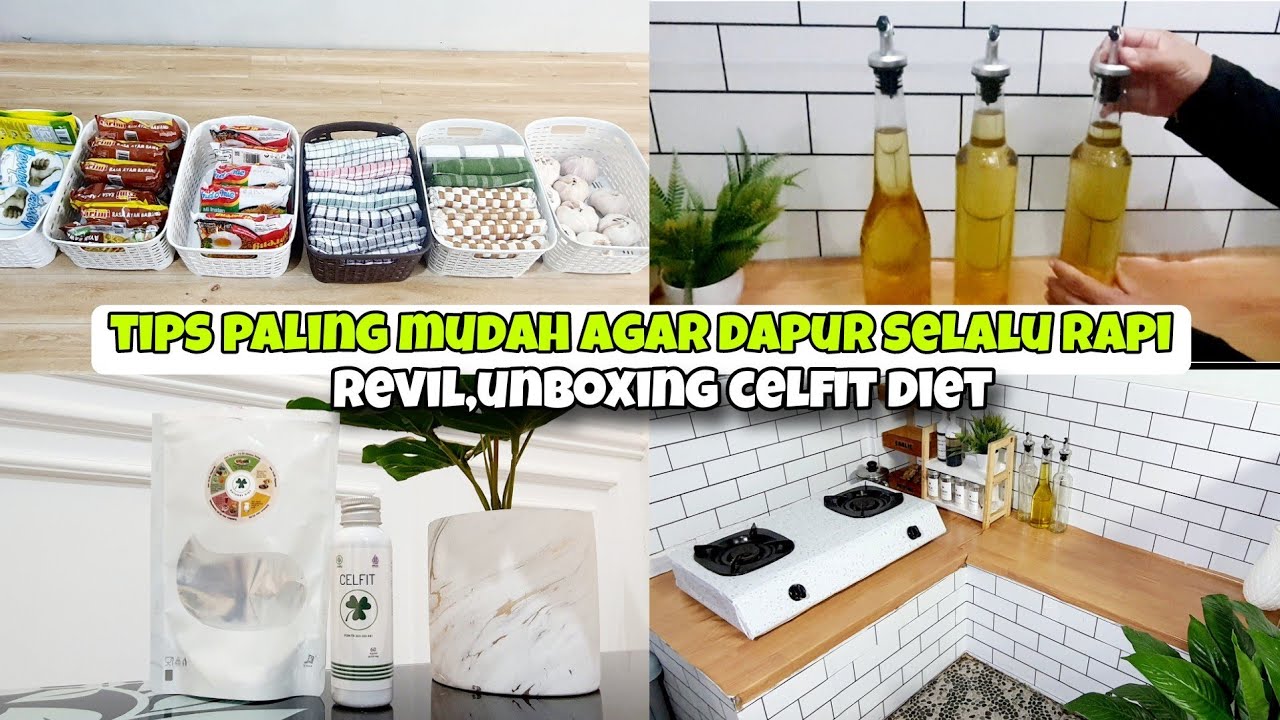 CARA TERMUDAH MEMBERSIHKAN DAPUR BERANTAKAN SAMPAI RAPI DAN BERSIH⁉ ...