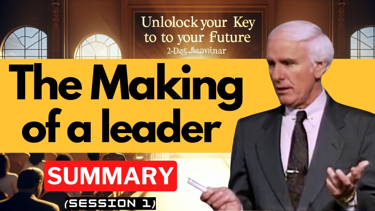 Jim Rohn Making of a Leader Summary ( Session 1 ) | Jim Rohn ...