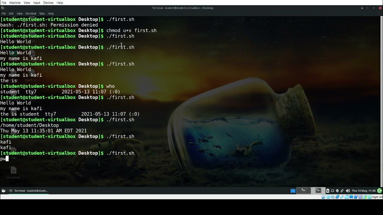 Linux Shell Scripting Redirection - YouTube