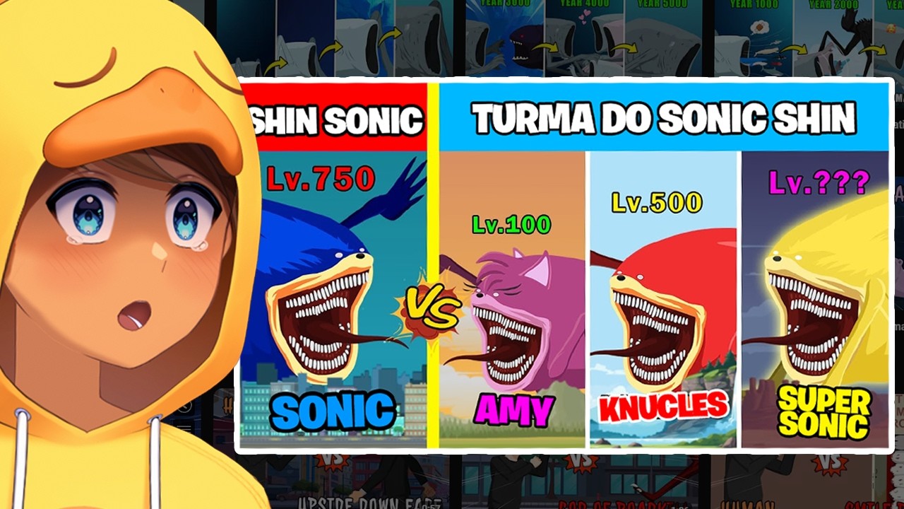 SHIN SONIC vs SHIN SHADOW LEVEL CHALLENGE Saito Reage - YouTube