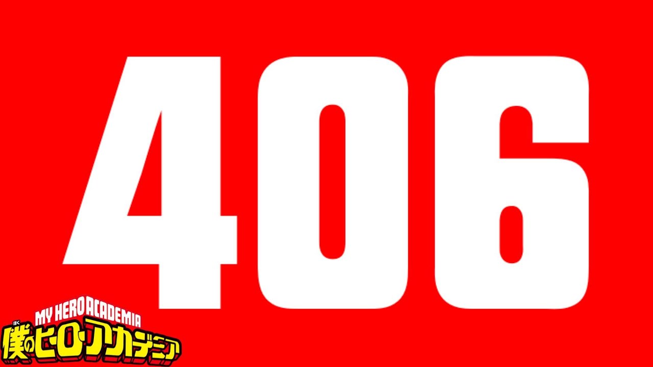 MY HERO ACADEMIA Chapter 406 LIVE Reaction & Review #myheroacademia406 ...