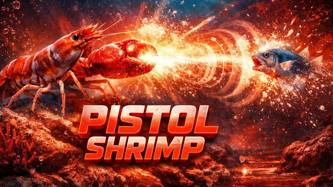 Pistol Shrimp Shoots a Gun Underwater 😱 | Pistol Shrimp Hindi || World ...