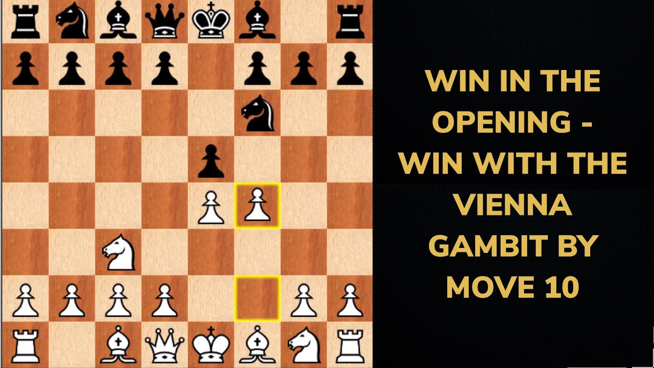 Win in the Opening – Win with the Vienna Gambit by move 10 - YouTube