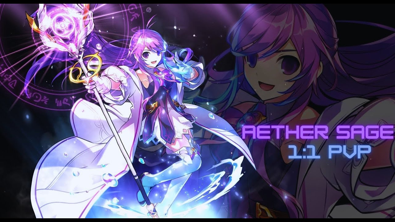 [Elsword KR] Aether Sage 1:1 PvP / 에테르 세이지 공식 대전 1:1 #1 - YouTube