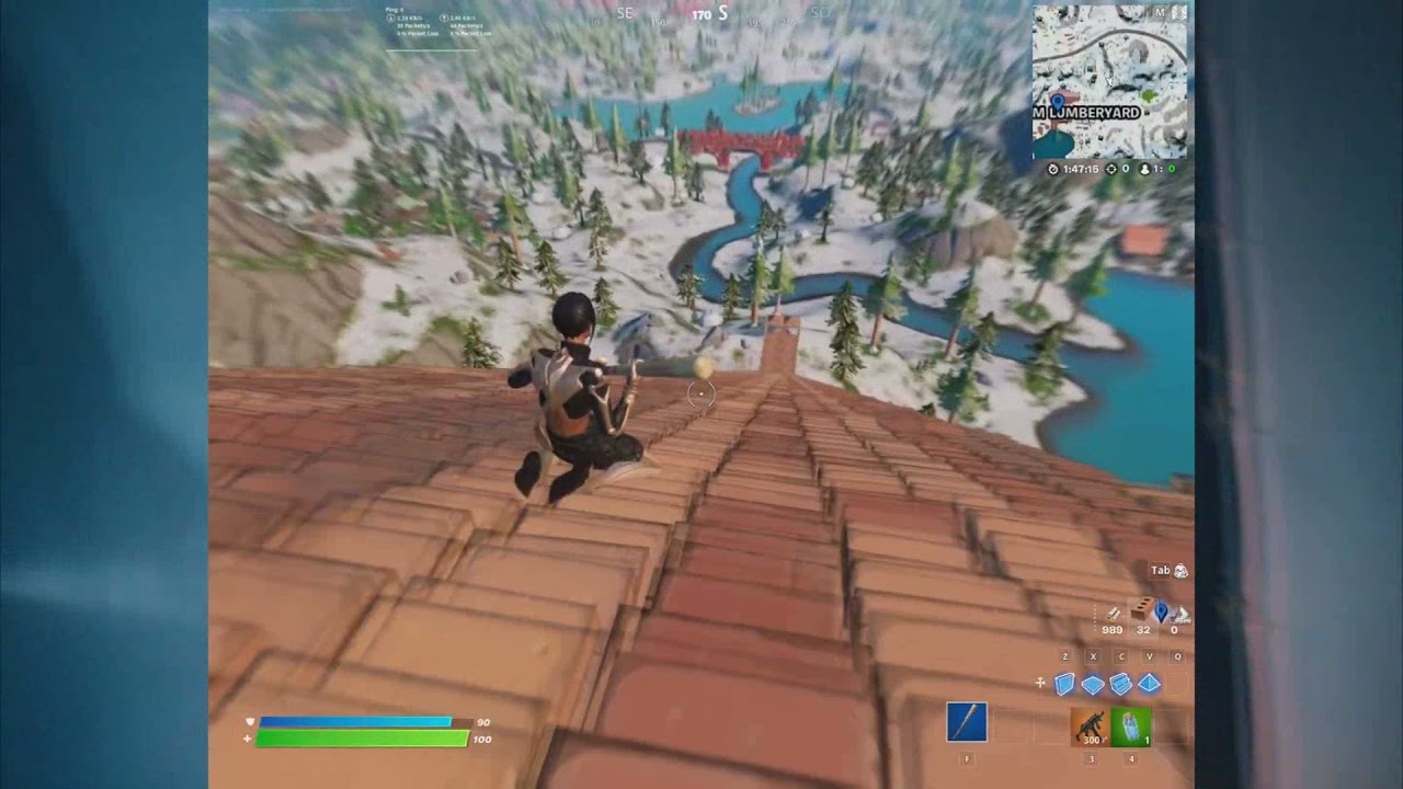 Sliding from max height - Fortnite montage (sorry for the background ...
