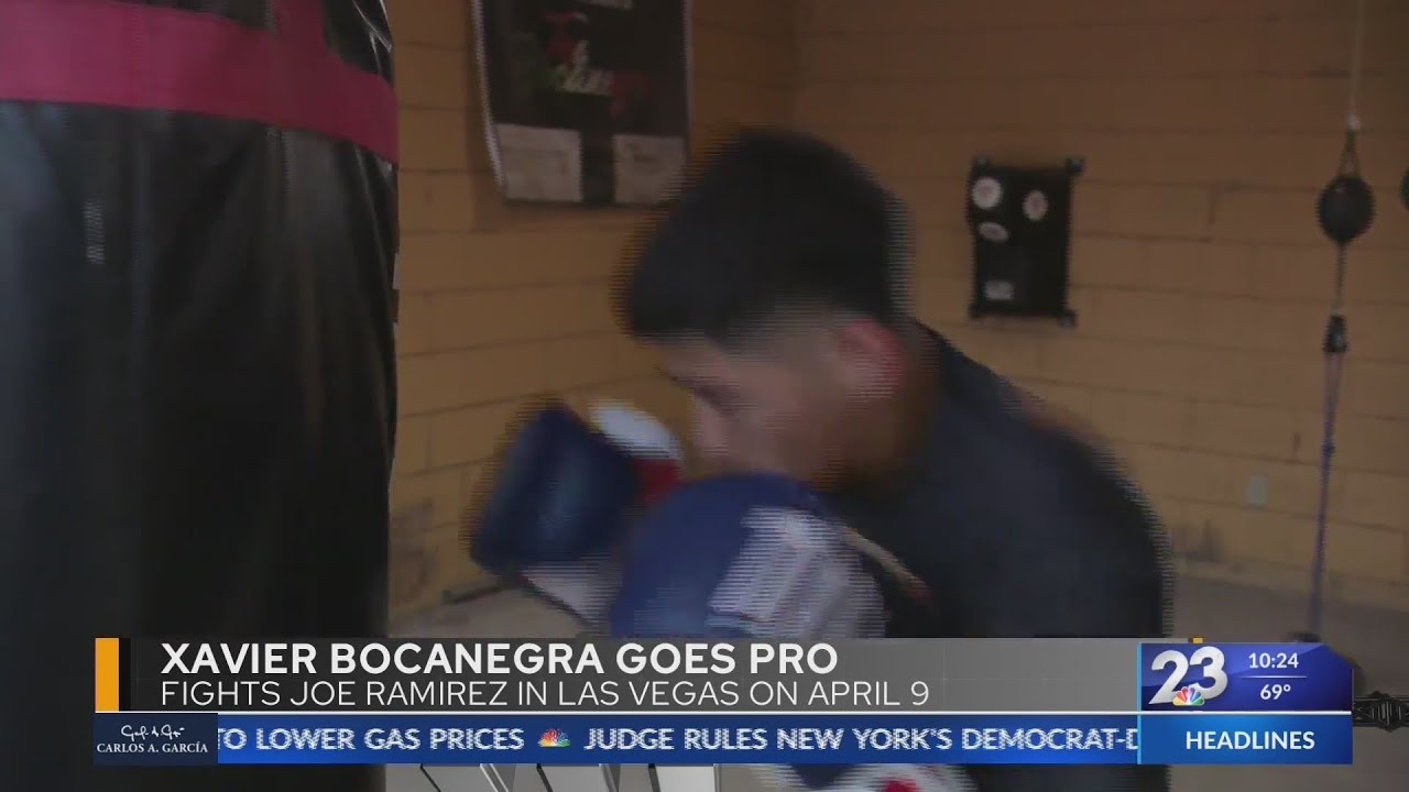 Xavier Bocanegra Preps for Pro Boxing Debut - YouTube