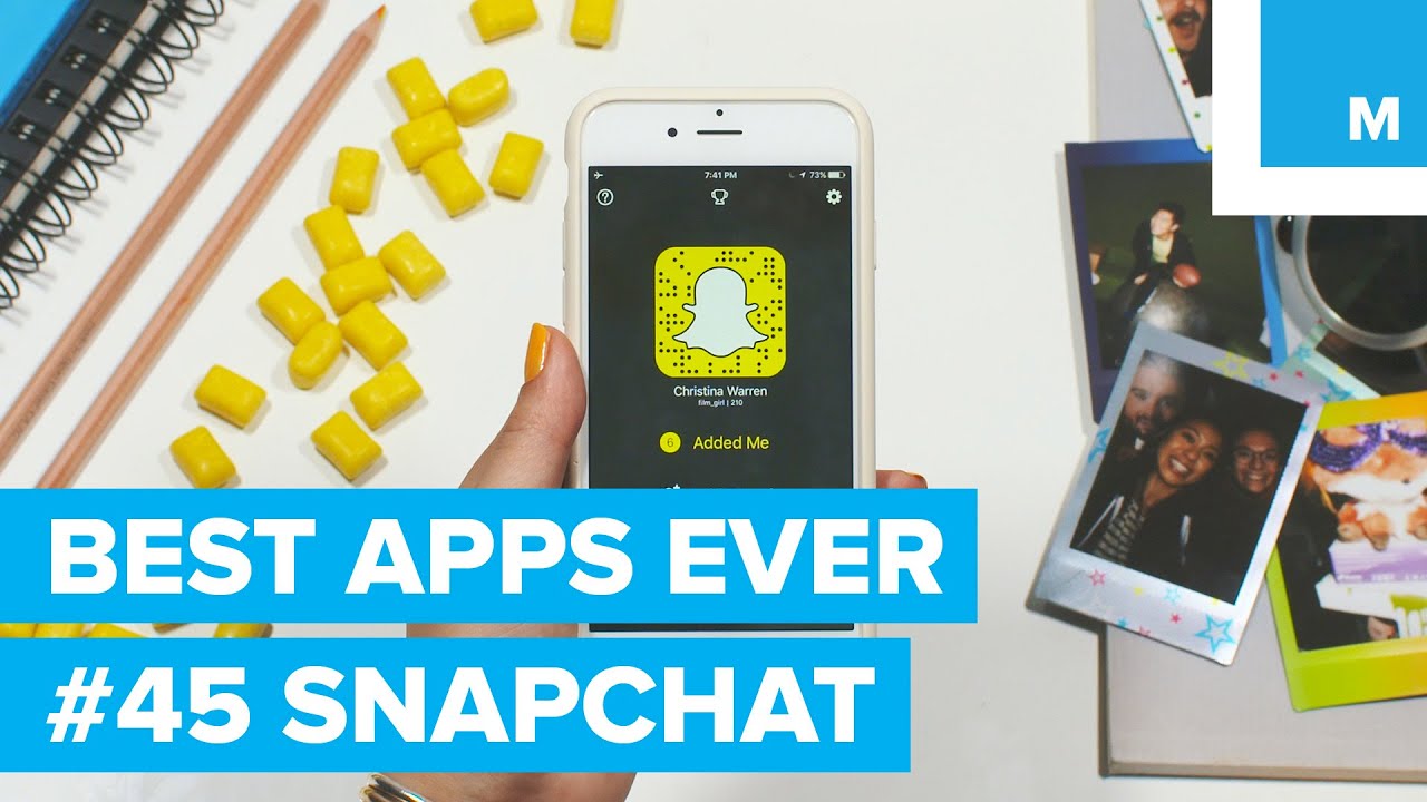 Snapchat: #45 Best iPhone App of All Time | Mashable - YouTube