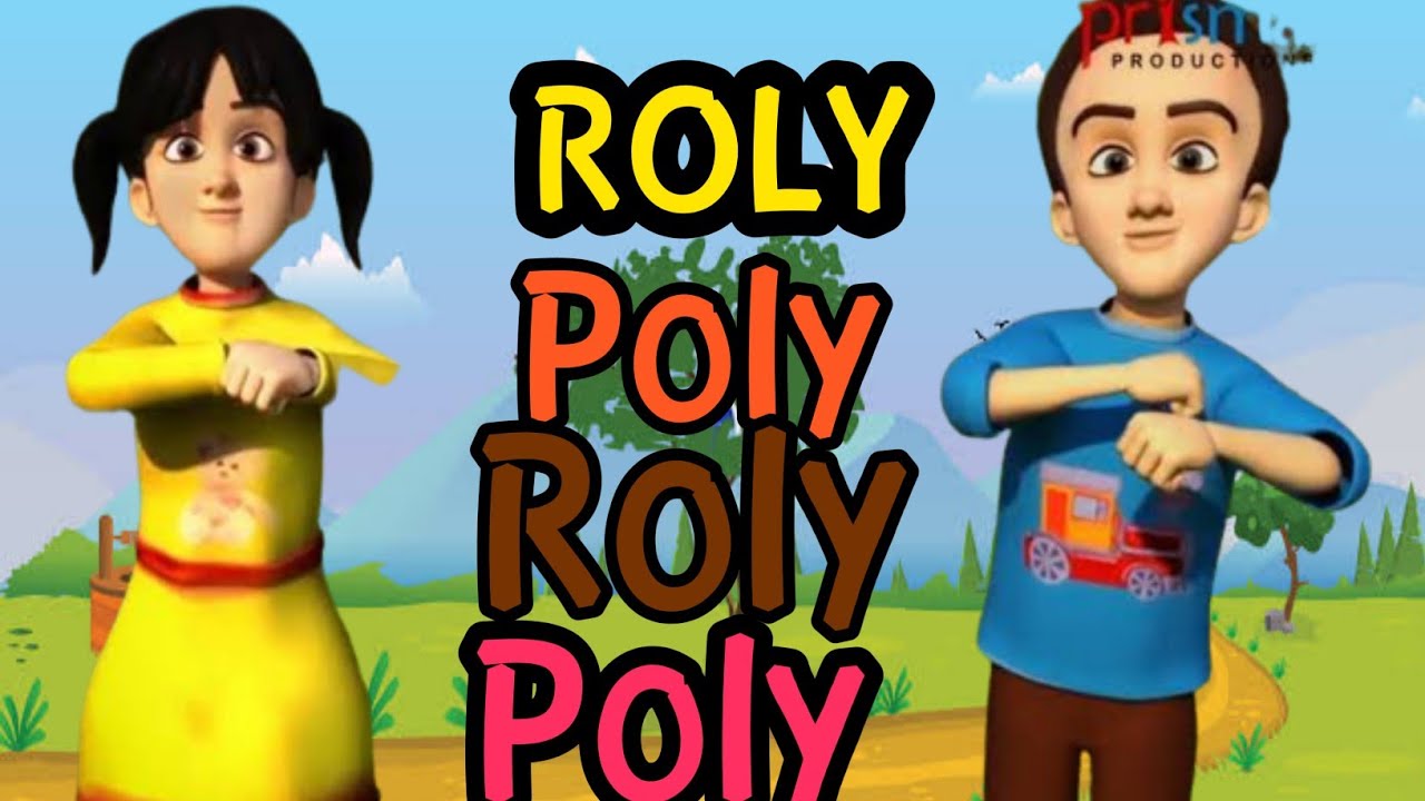 Roly Poly Roly Poly|Poem|Prenursery RymePoem|KidRhymePoem|English ...