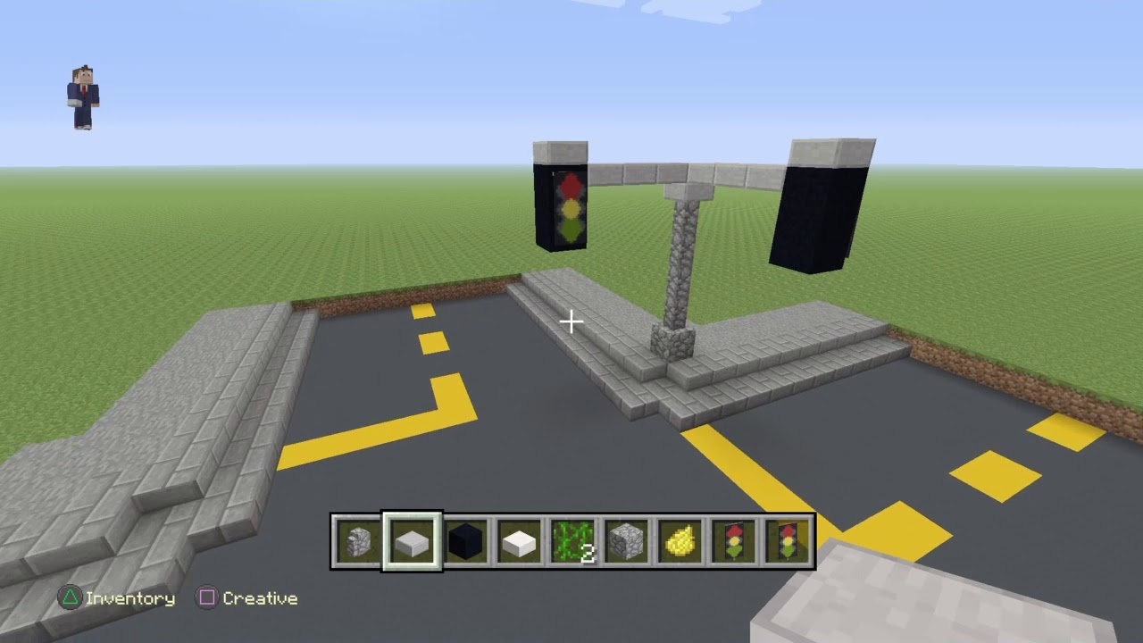 Minecraft s1 ep4 how to build a traffic light - YouTube