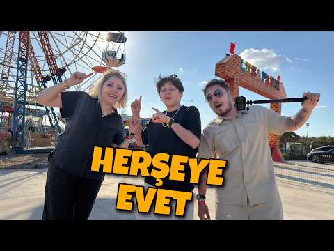 HERŞEYE EVET !! LUNAPARK Annem sakatlandı