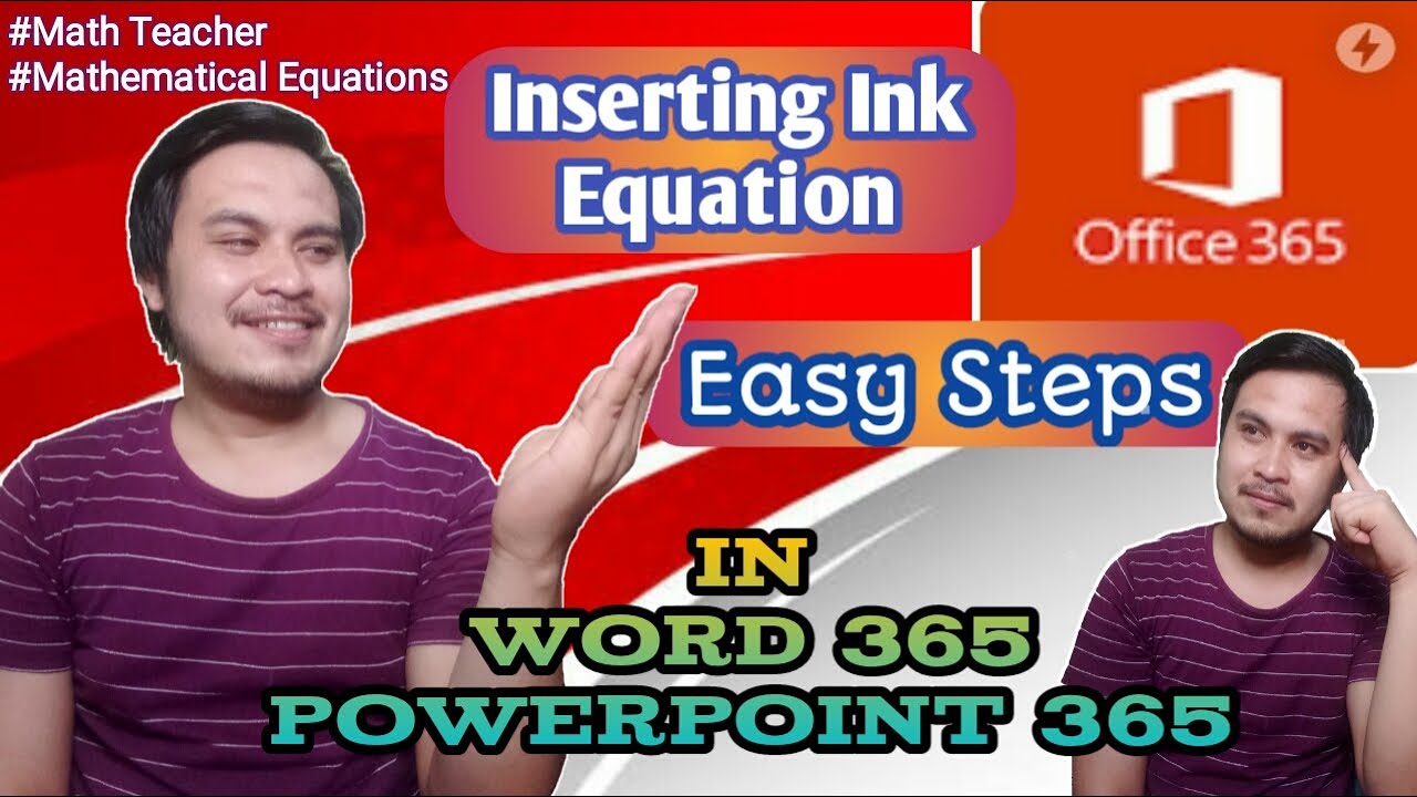 How to Insert Ink Equation in Office 365 | XerMar Video Tutorial - YouTube