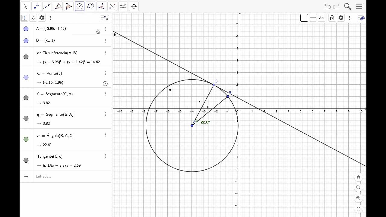 Involuta o evolvente de una circunferencia con GeoGebra - YouTube