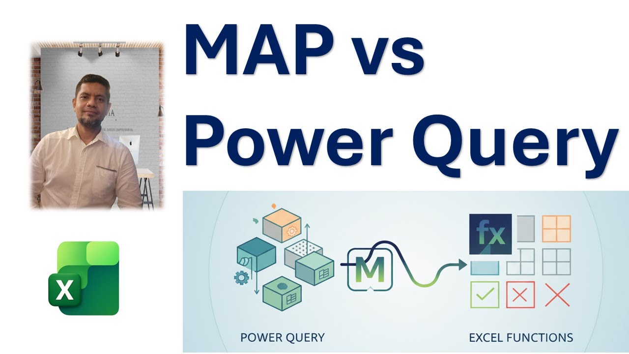La funcion Map vs Power Query - Excel 365 - Power Query - YouTube