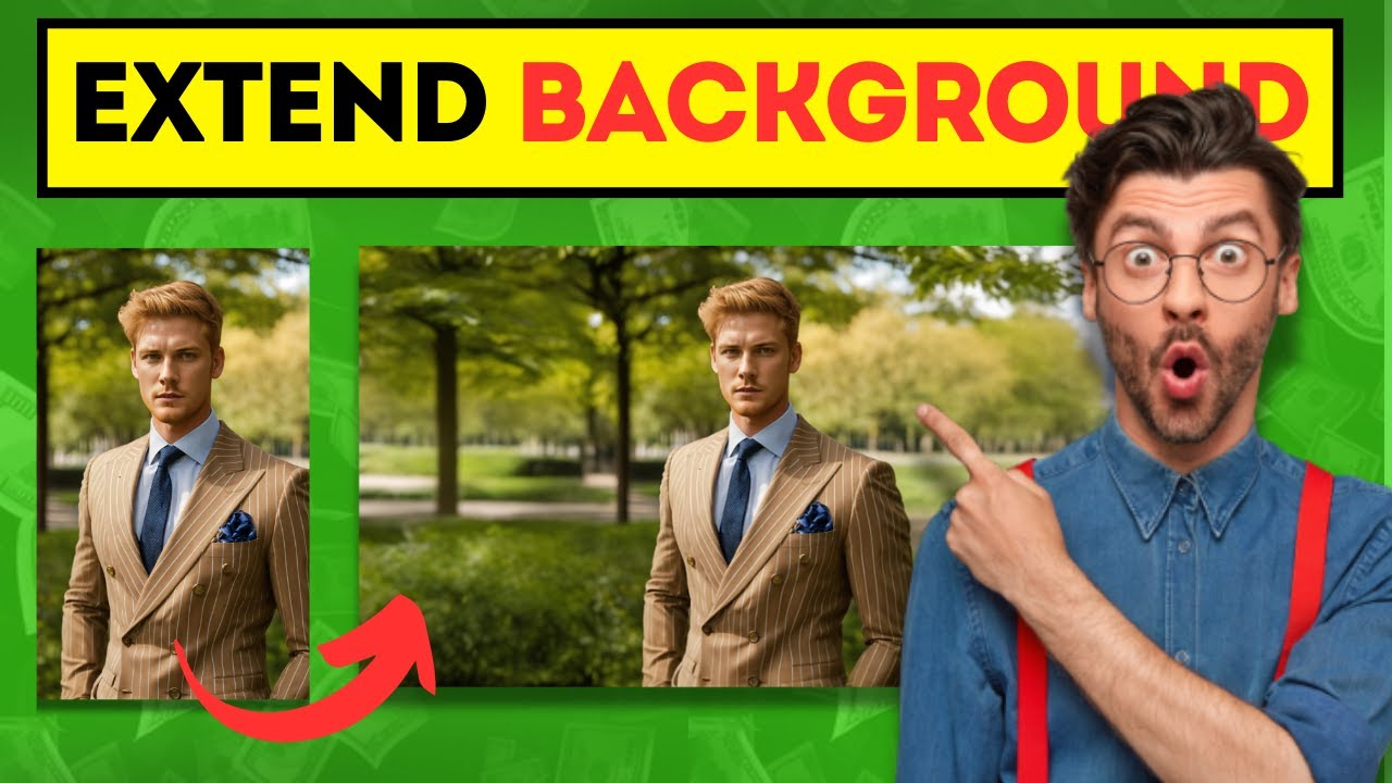 Extend Image Background Using AI🤯Uncrop Image Using AI - YouTube