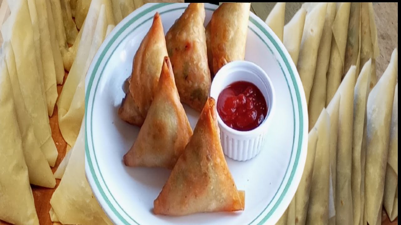 Chinese Chicken Samosa | chicken vegetable samosa | Ramadan recipes ...