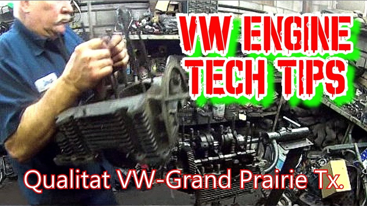 Volkswagen Motor Rebuild | Checking The THRUST BEARING - YouTube