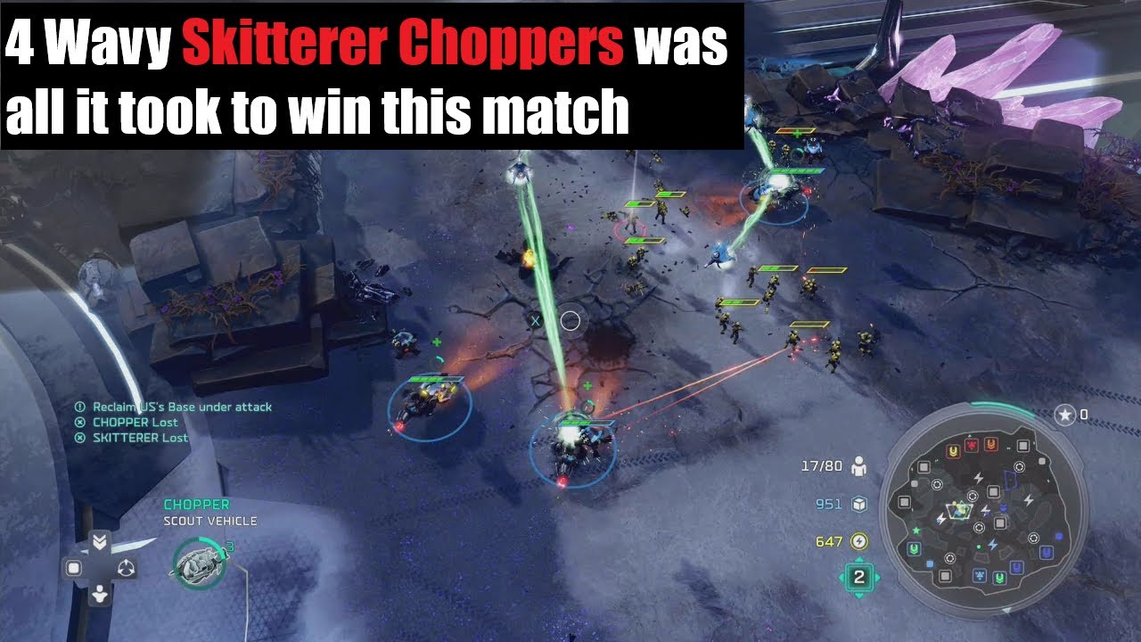 My Skitterer Choppers made them rage quit - YouTube