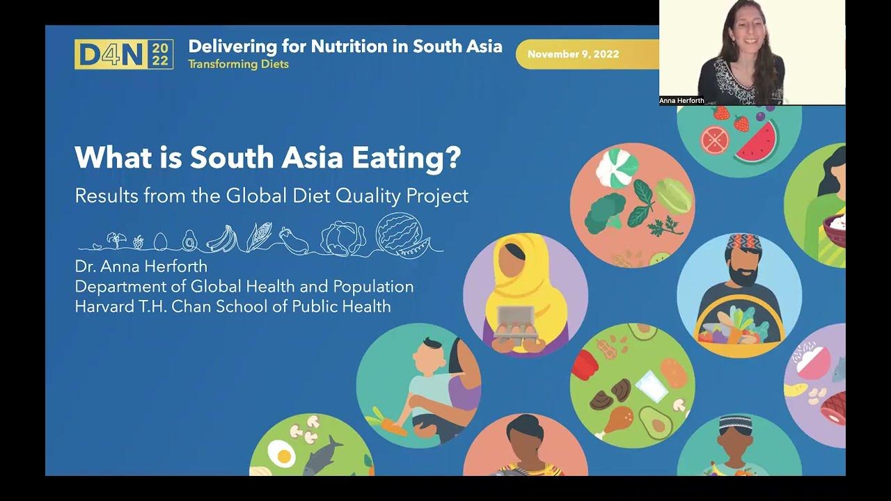 What is South Asia eating? Results from the Global Diet Quality Project - YouTube