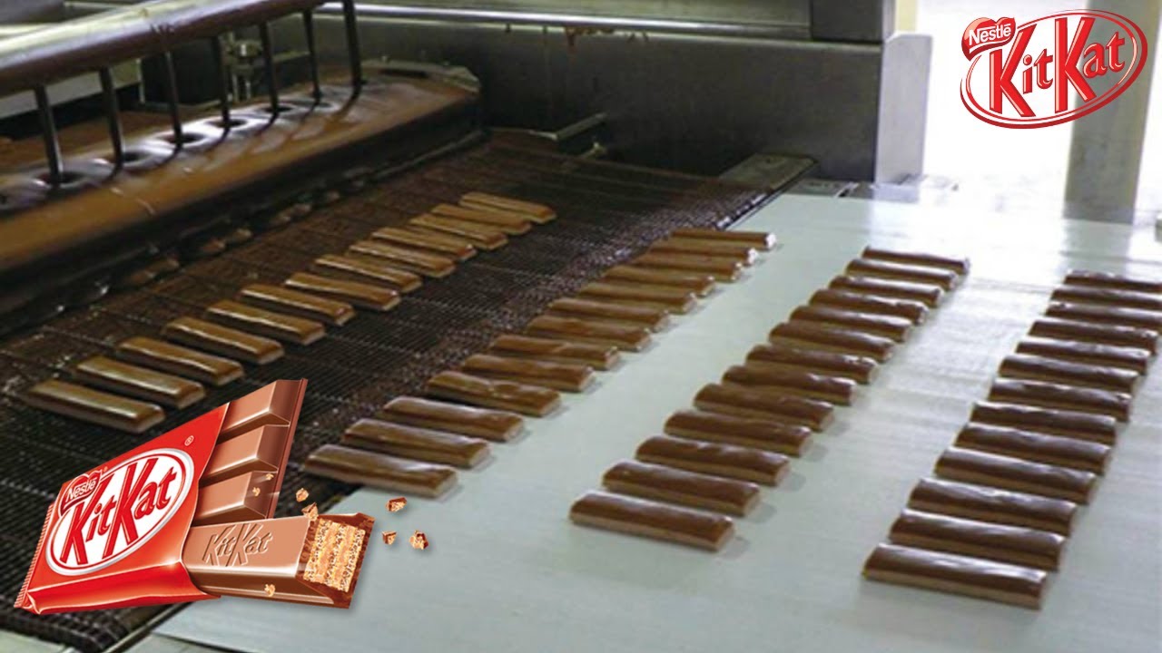 How KITKAT Chocolate is Made | 7 MILLION KITKAT Chocolates EACH Day ...