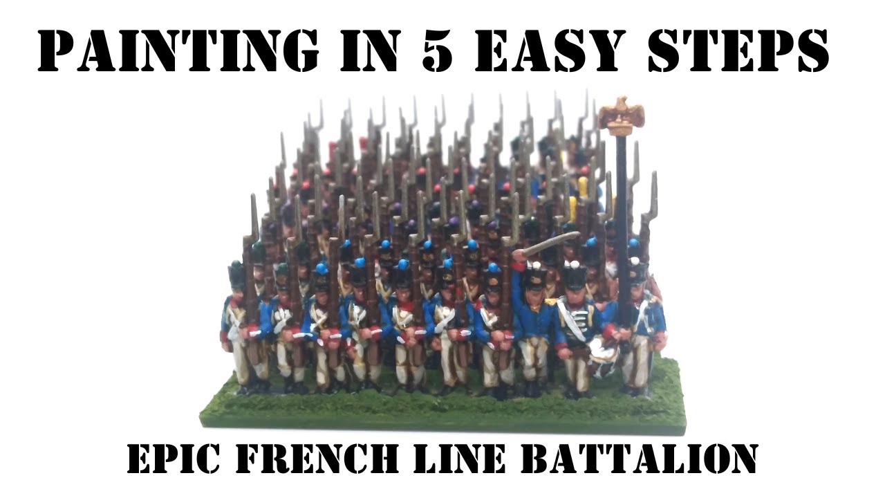 How i Paint 15mm French Line Infantry for Epic Waterloo by Warlord ...