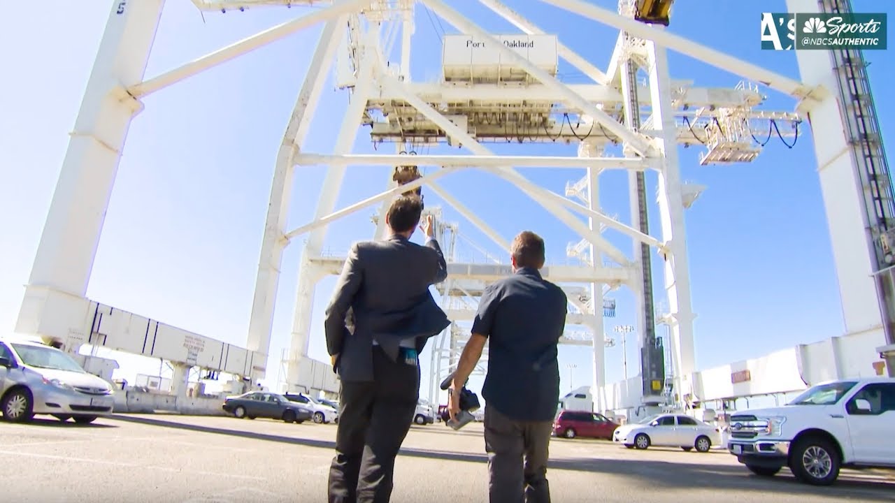 Oakland A's New Ballpark | Howard Terminal site tour with Dave Kaval ...