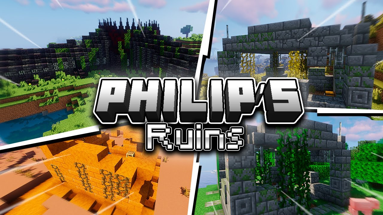 Estructuras en ruinas | Philip's ruins | Minecraft Java 1.19.2 - YouTube