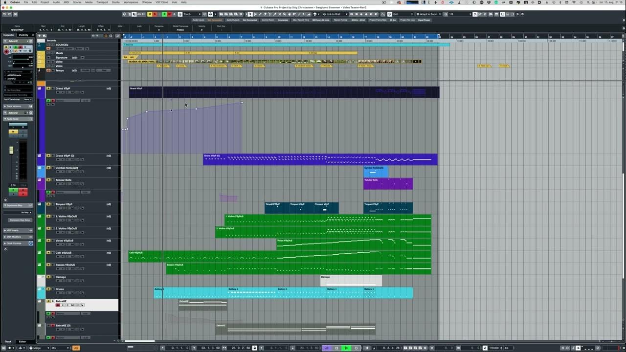Automation errors in Cubase 12 - YouTube