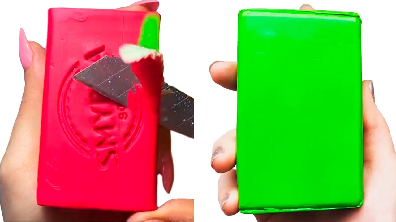 Satisfying Soap Cutting and Soap Cubes | Oddly Satisfying Soap Carving ...