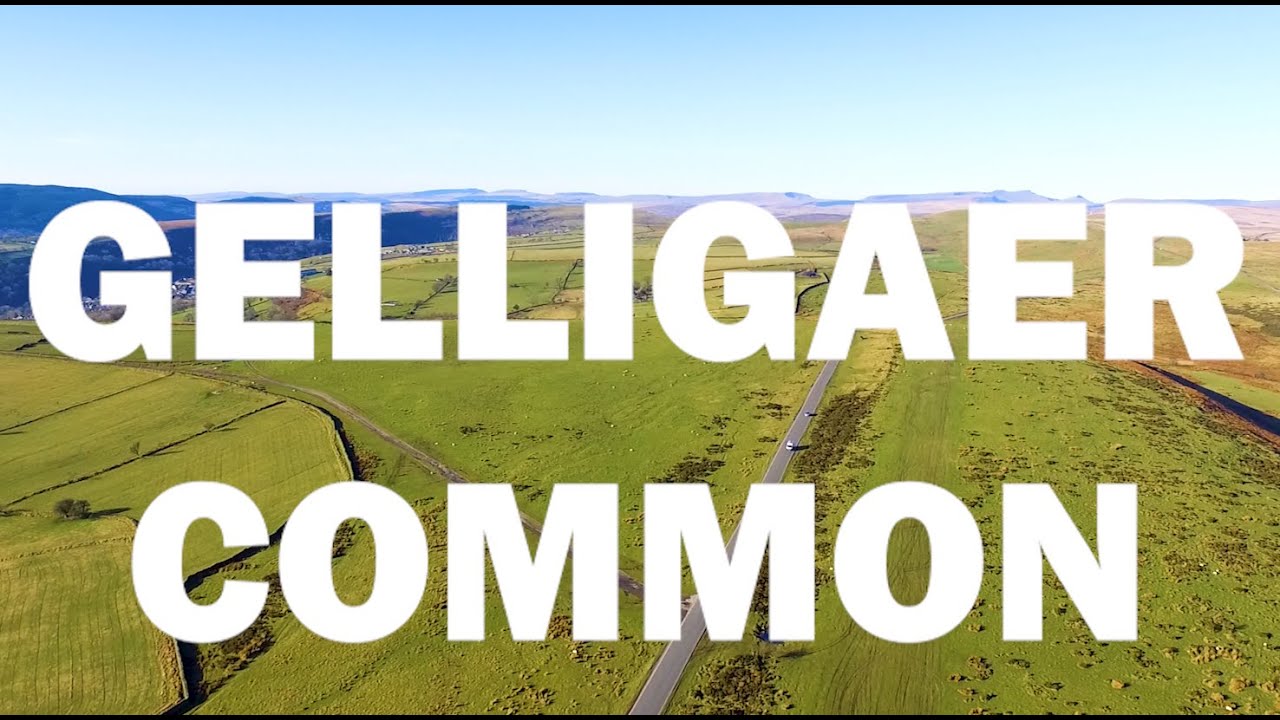 Gelligaer Common, Aerial views - YouTube