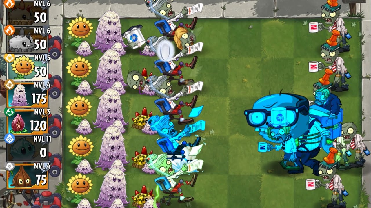 PAPAPUM PRIMITIVA NIVEL 1 AL 5, PLANTS VS ZOMBIES 2. - YouTube