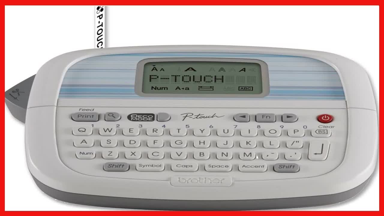 Brother P-touch Personal Labeler (PT-90) - YouTube