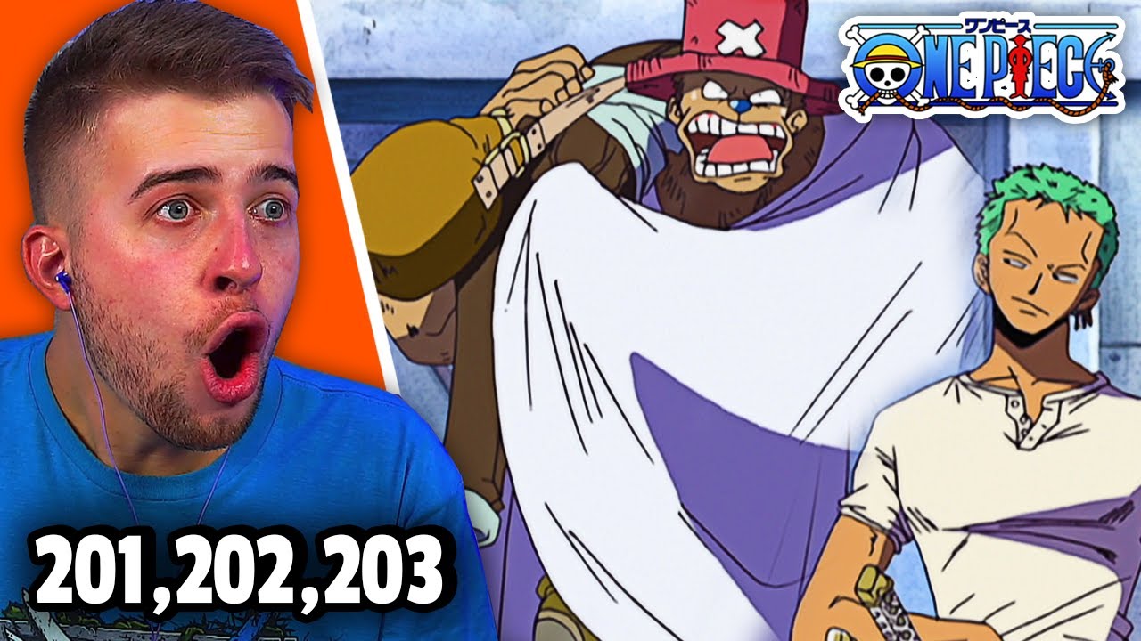DONT MAKE CHOPPER ANGRY!!! One Piece Reaction Episode 201, 202 & 203 ...