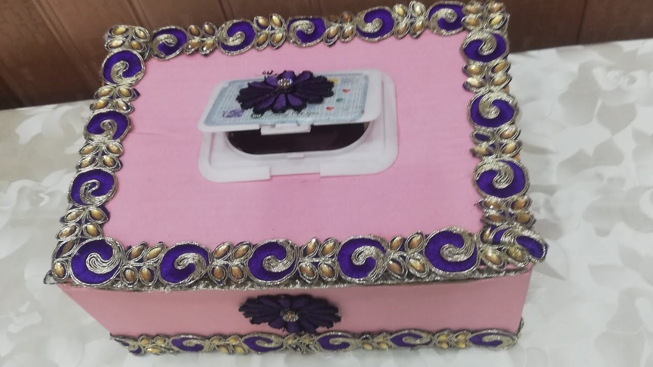 Best out of waste Tissue Box crafts|Magic Hands - YouTube