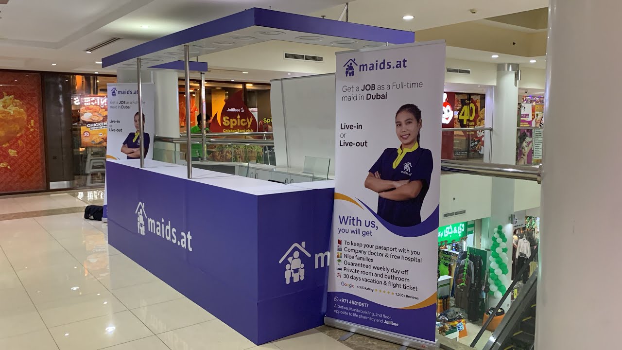 Kiosks making & roll up small & big - YouTube