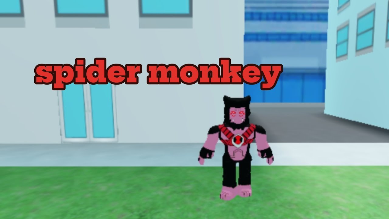 spider monkey in roblox (albedo) - YouTube