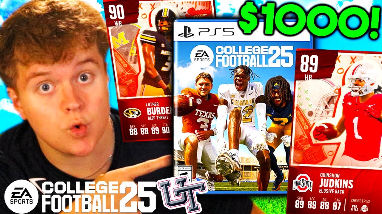 MY FIRST GAME OF CUT 25! (COLLEGE FOOTBALL 25 ULTIMATE TEAM!) - YouTube