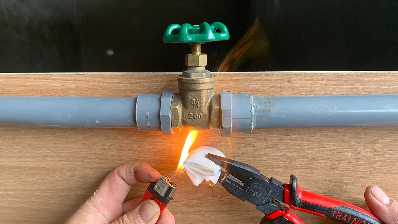 Why waste 8 minutes of your life! 4 ideas to fix the fastest pvc water ...
