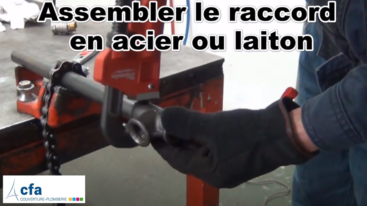 Comment réaliser un filetage sur tube en acier - YouTube