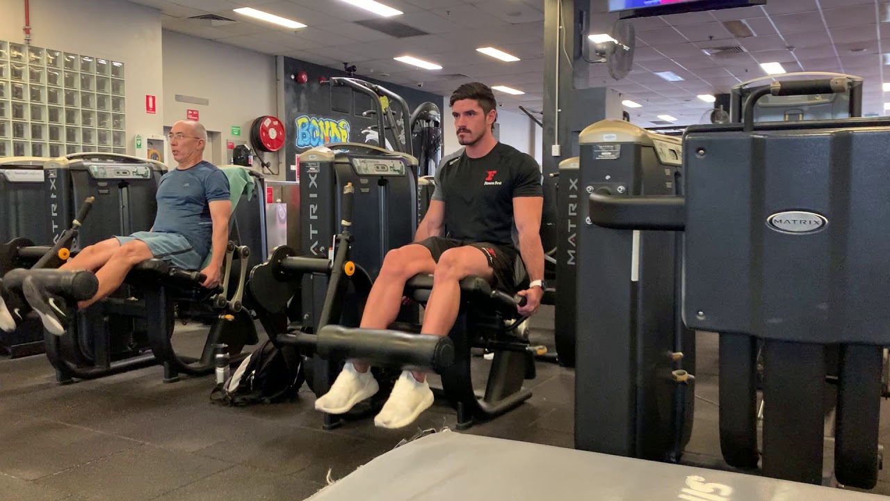 Forward Lean Leg Extension - YouTube