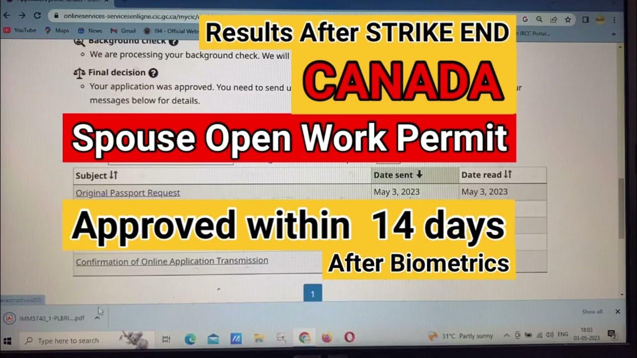 Spouse Open Work Permit Approval In 14 Days Results After Strike spouse-open-work-permit-approval-in-14-days-results-after-strike