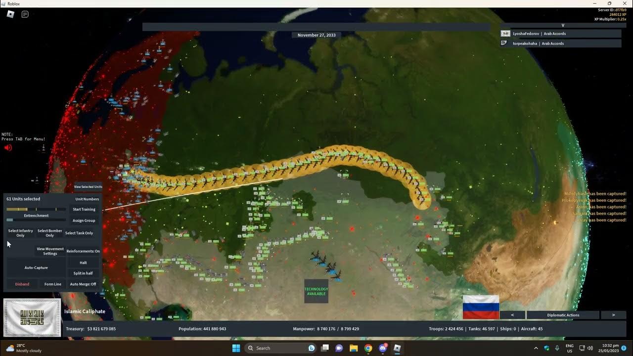 Russia blitzkrieg Rise of nation - YouTube