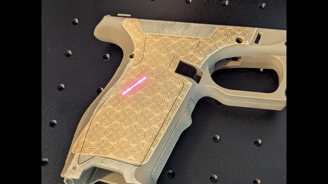 PSA Dagger Laser Stipple with a 30w Fiber Laser - Polymer Plays ...