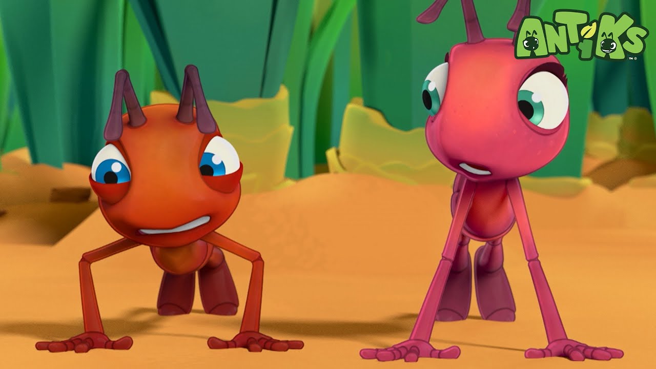 Joey and Boo doing Pushups 💪 | ANTIKS | Funny Cartoons For All The ...