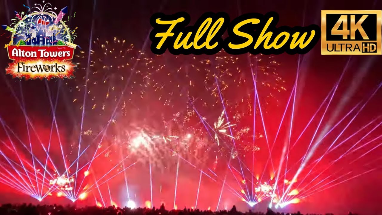 Alton Towers Fireworks Spectacular 2022 Full Show 4K - YouTube