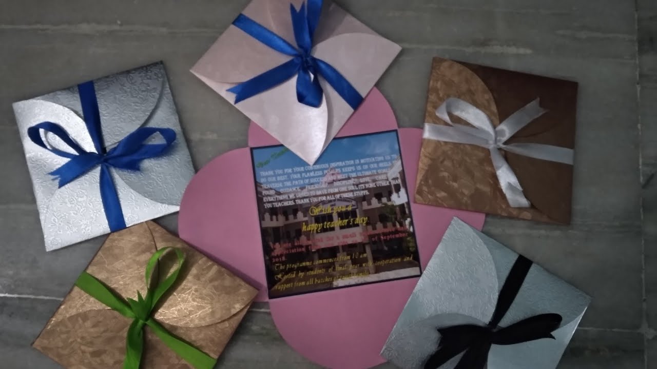 Diy Invitation Card YouTube Diy Invitation Card YouTube