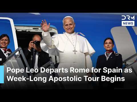 JUST IN: Pope Leo XIV Departs Rome for Spain as Historic Week-Long Apostolic Tour Begins | AK1B