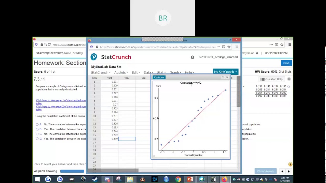 Assessing Normality (Section 7.3) - YouTube