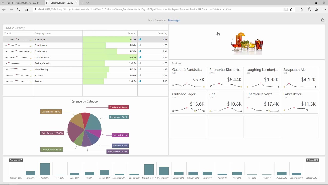 XAF: Opening Web Dashboards and Reports in a New Tab - YouTube